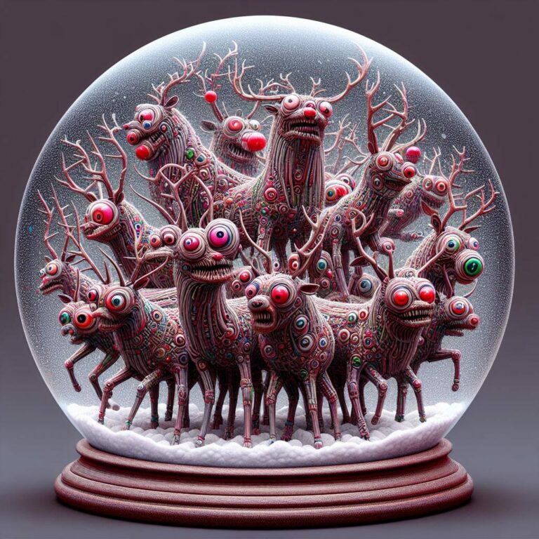 Cursed AI Snow Globes - Cursed AI