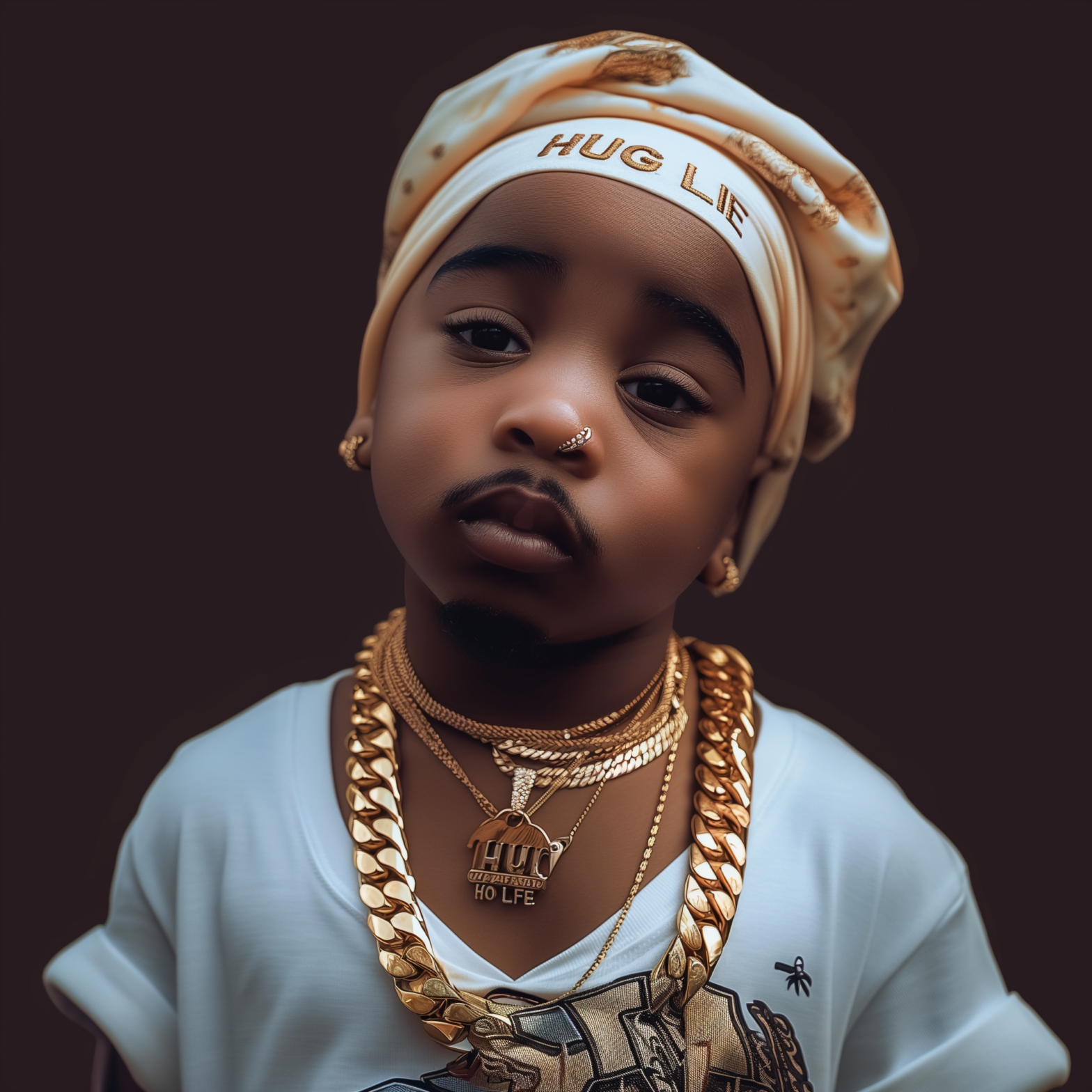 Baby Photos of Famous Rappers - Cursed AI